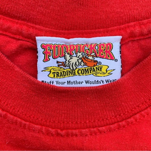 Fudpucker | Tops | Fudpucker Trading Co Tongue Twister Vintage Red Long ...